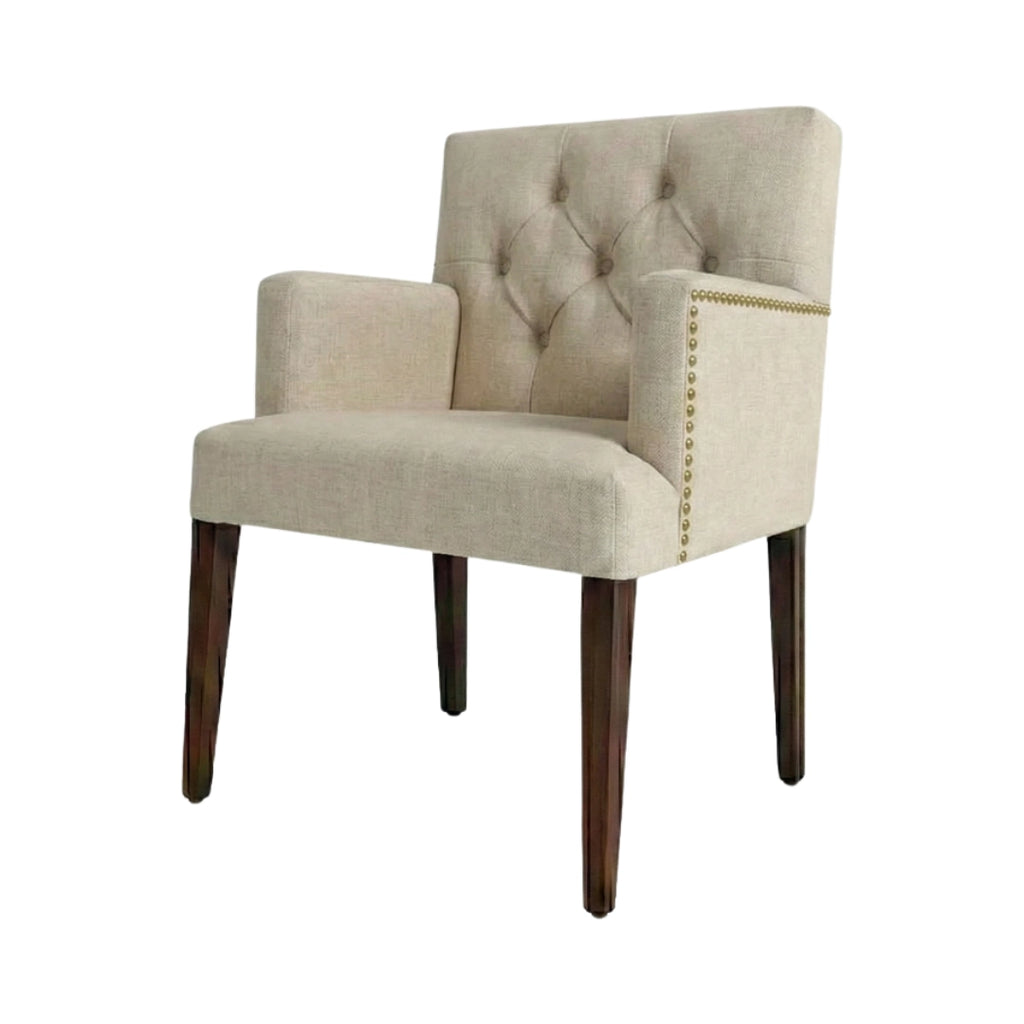 Sofia Basic Arm Chair with Tufted Backrest – Mejore